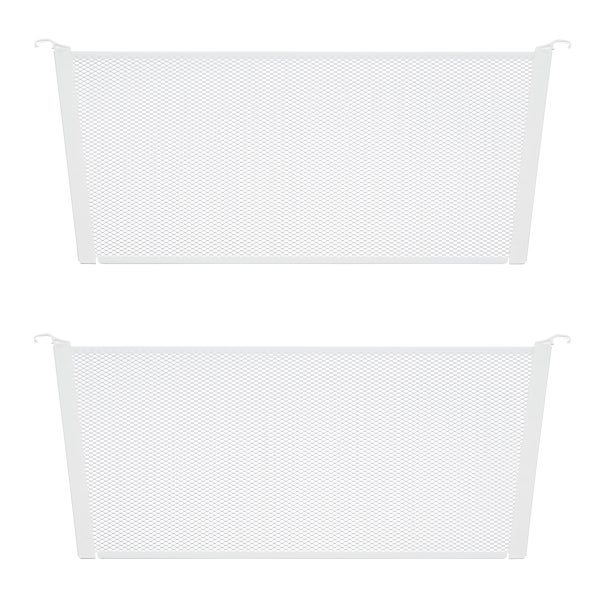 Decor Plus by Elfa Matte White Mesh Drawer Divider | The Container Store