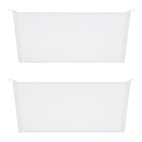 Decor Plus by Elfa Matte White Mesh Drawer Divider | The Container Store