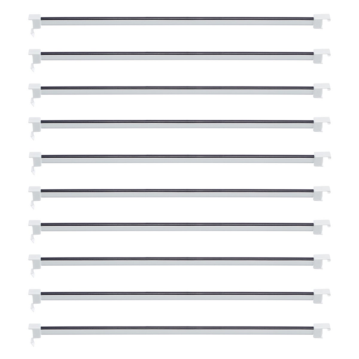 Decor Plus by Elfa Matte White 16" Pant Rack Rods | The Container Store