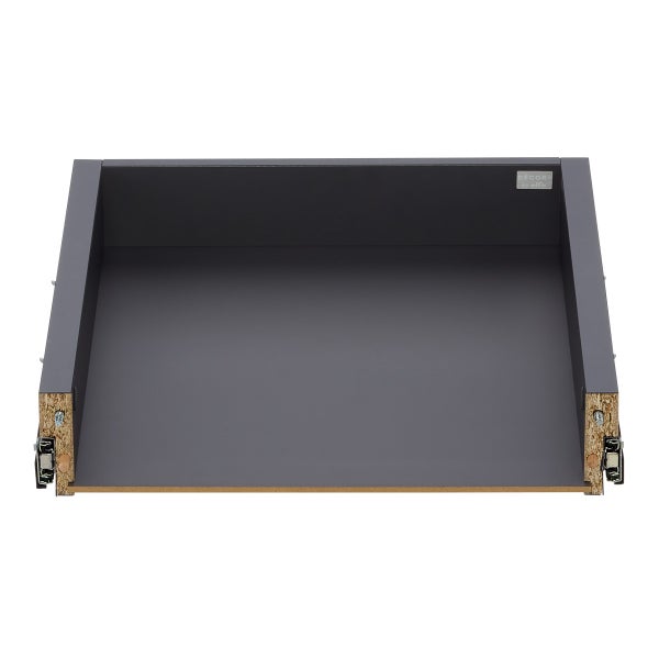 Decor Plus by Elfa 18" Matte Grey Drawer Box | The Container Store