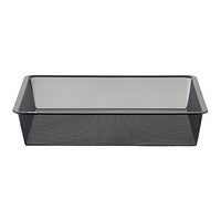 Decor Plus by Elfa Matte Grey Mesh Drawer | The Container Store