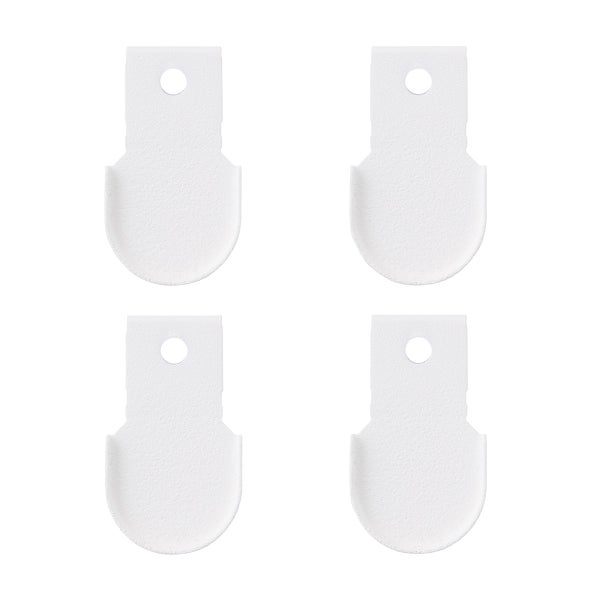Decor Plus by Elfa Matte White Light Mounting Clips | The Container Store