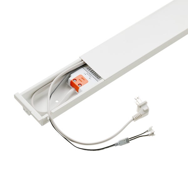 Decor Plus by Elfa Matte White Lighting Cable Box | The Container Store