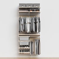 Decor Plus by Elfa 3' Closet with Mesh Drawers | The Container Store