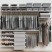 Decor Plus by Elfa 8' Closet with Mesh Drawers | The Container Store