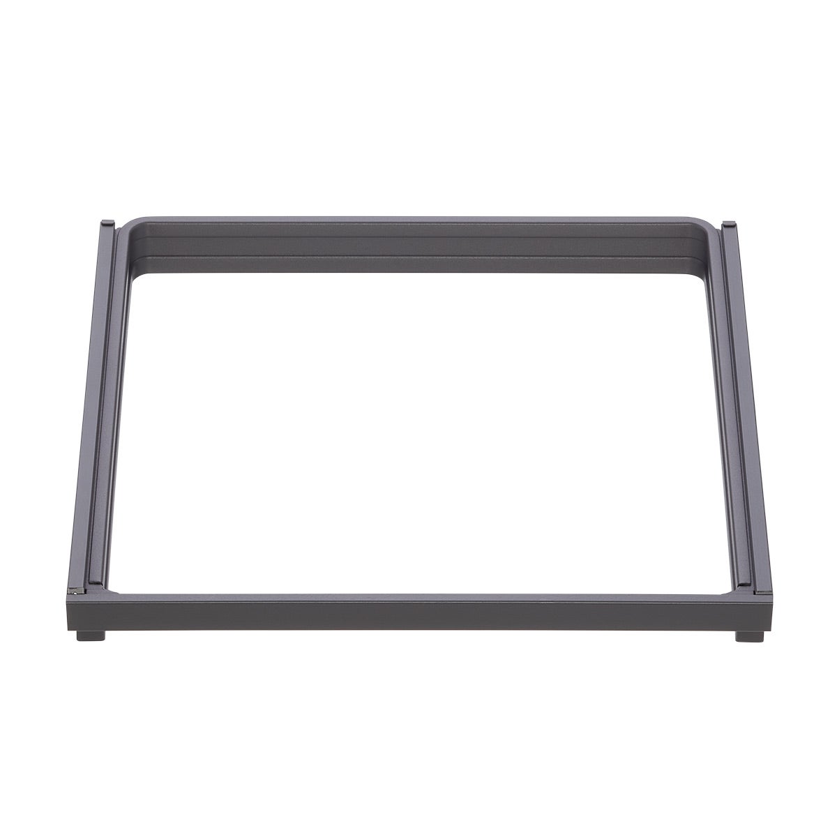 Decor Plus by Elfa Matte Grey Gliding Frame and Trim | The Container Store