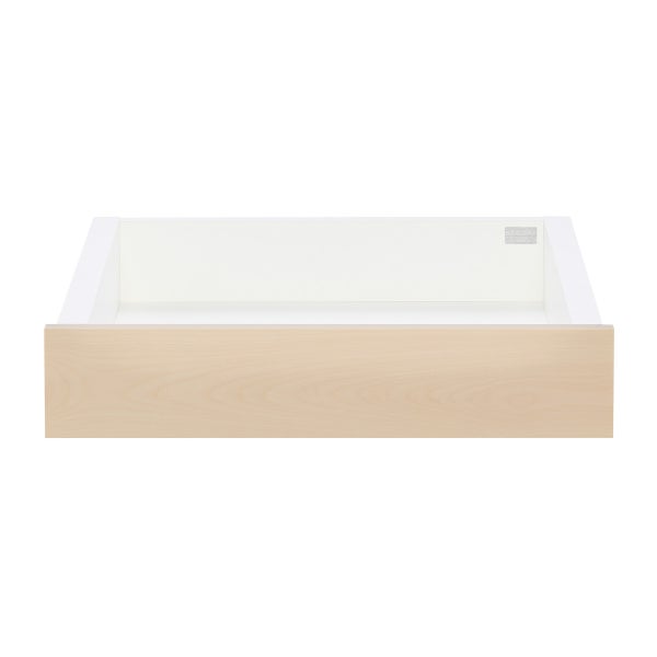 Decor Plus by Elfa 18" Matte White Drawer Box and Front | The Container ...