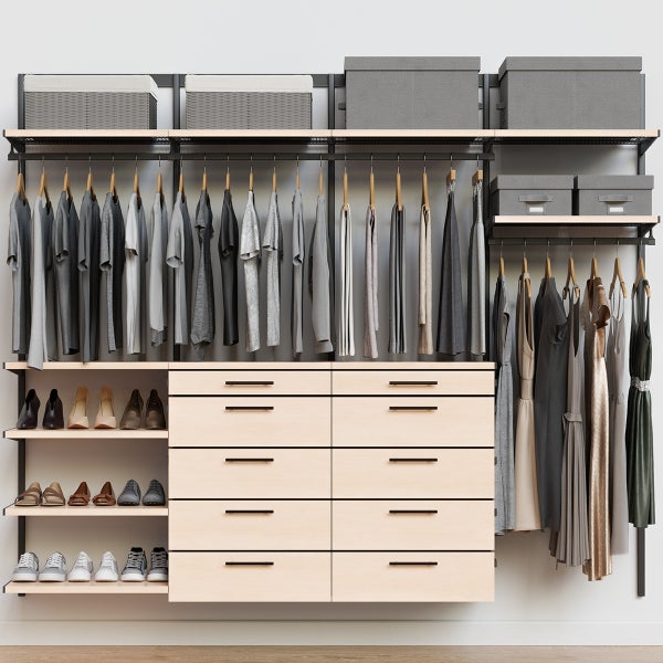 Decor Plus by Elfa 8 Closet | The Container Store