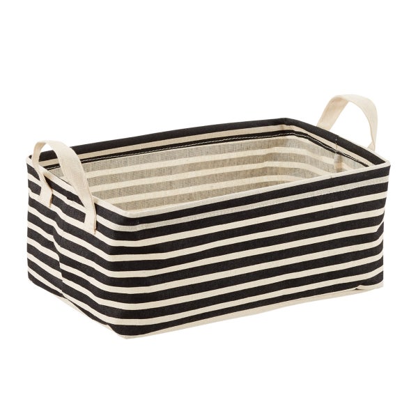 Fabric Print Storage Bins with Handles | The Container Store