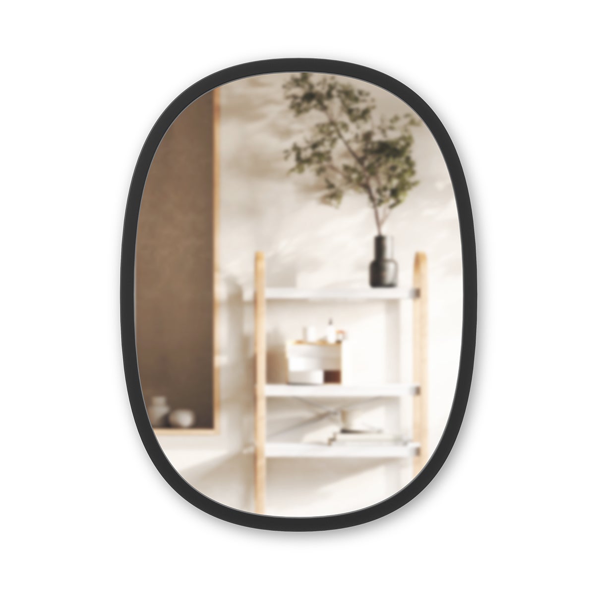 Umbra Hub Oval Wall Mirror | The Container Store