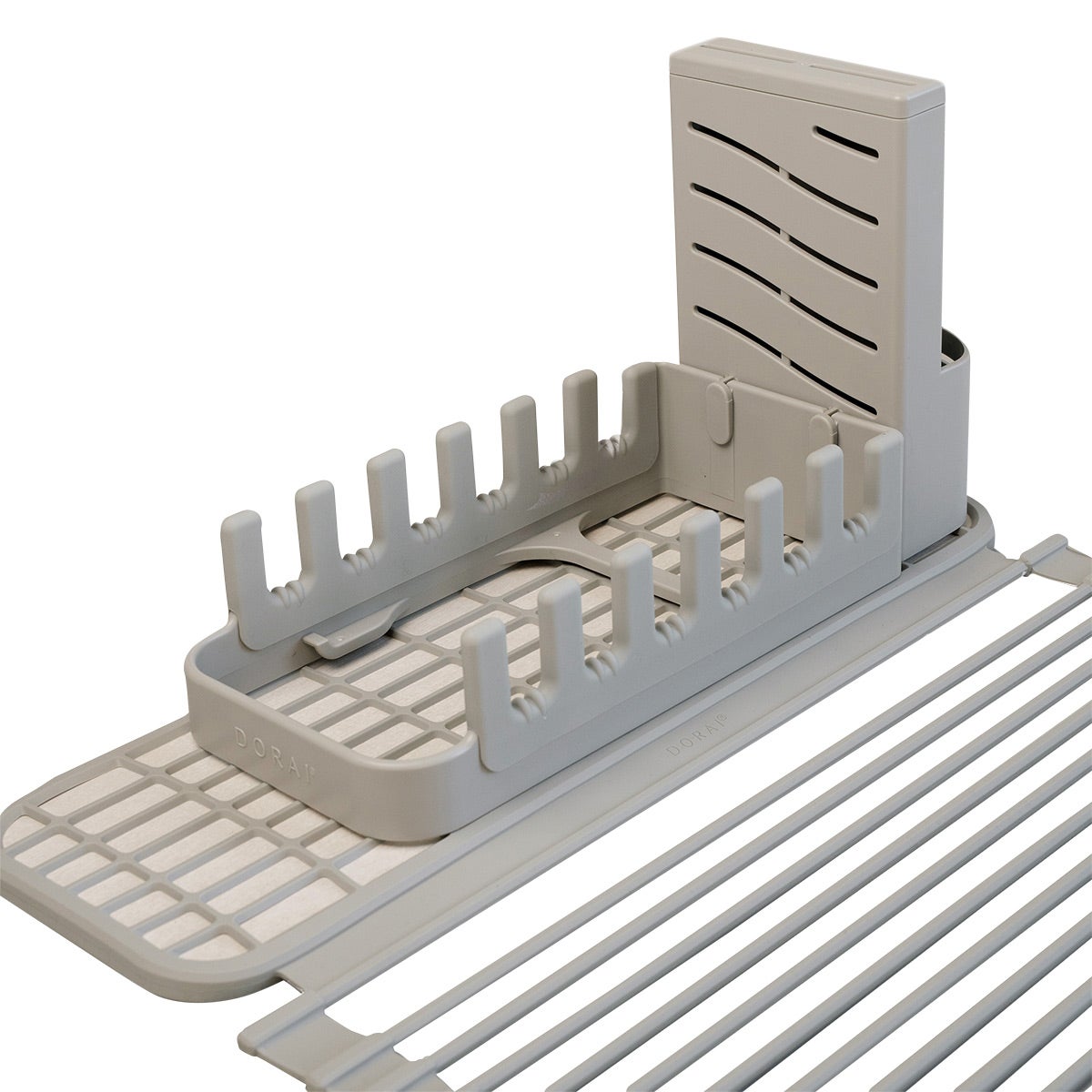 Dorai Over the Sink Dish Pad and Rack Bundle | The Container Store