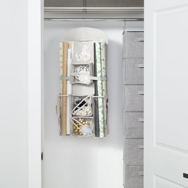 The Container Store Hanging Gift Wrap Organizer | The Container Store