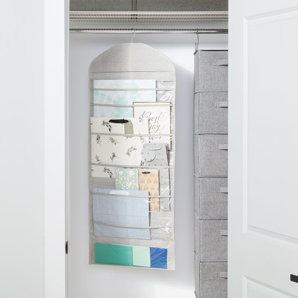 The Container Store Hanging Fabric Gift Bag Organizer | The Container Store