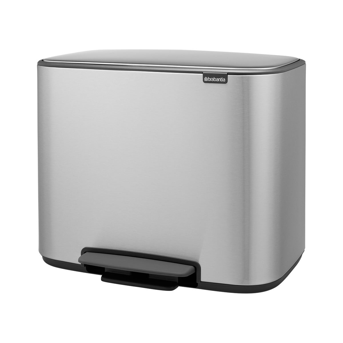 Brabantia Bo Dual Compartment Step Bin | The Container Store