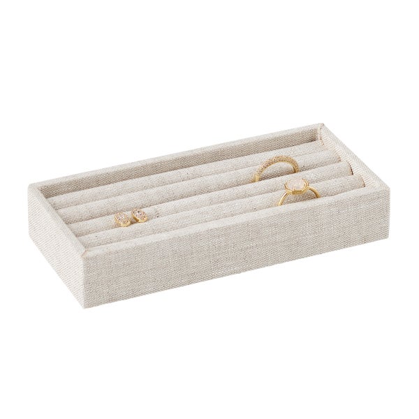 The Container Store Serenity Linen Ring Insert | The Container Store