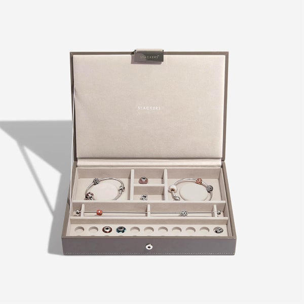Stackers Classic Mink Jewelry Box Collection | The Container Store