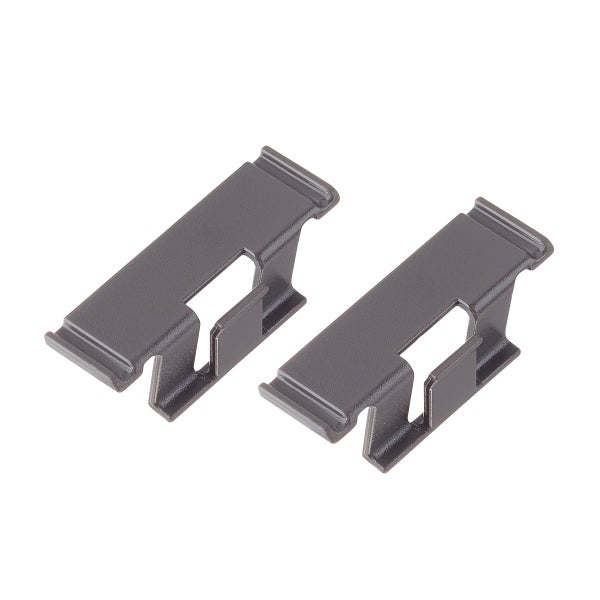 Decor Plus Matte Grey Angled Shelf Cable Clips Pack of 2 | The ...