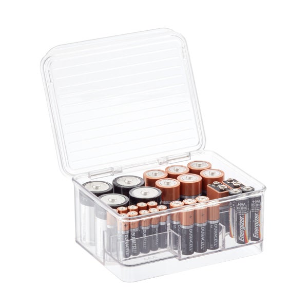 iDesign Small Linus Battery Organizer | The Container Store