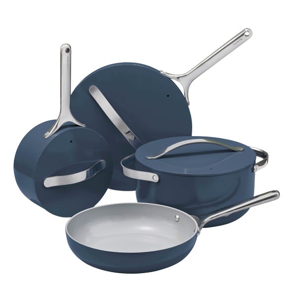 Caraway Home Non-Toxic Non-Stick Ceramic 12-Piece Cookware Set | The ...