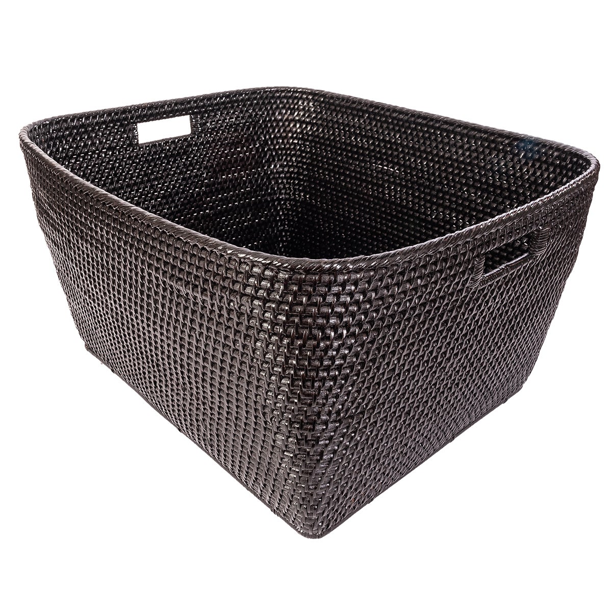 Saboga Home Family Basket with Cutout Handles | The Container Store