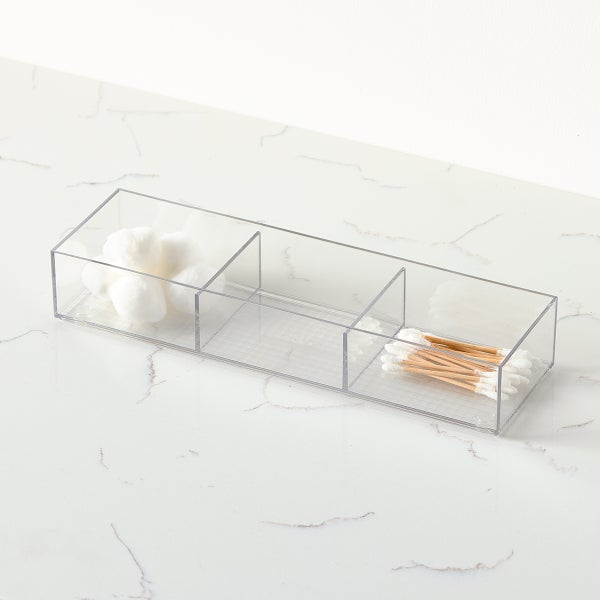 Everything Organizer 3-Section Tray | The Container Store