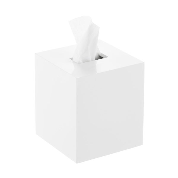 The Container Store Lacquer Tissue Box Cover | The Container Store