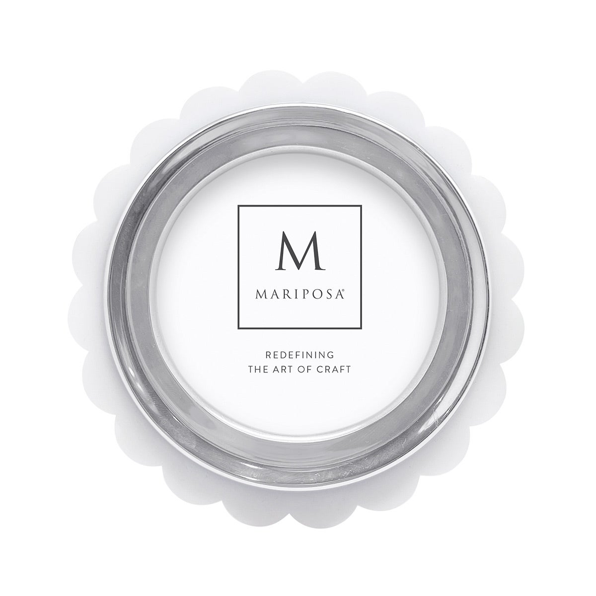 Mariposa Acrylic Scallop Frame | The Container Store