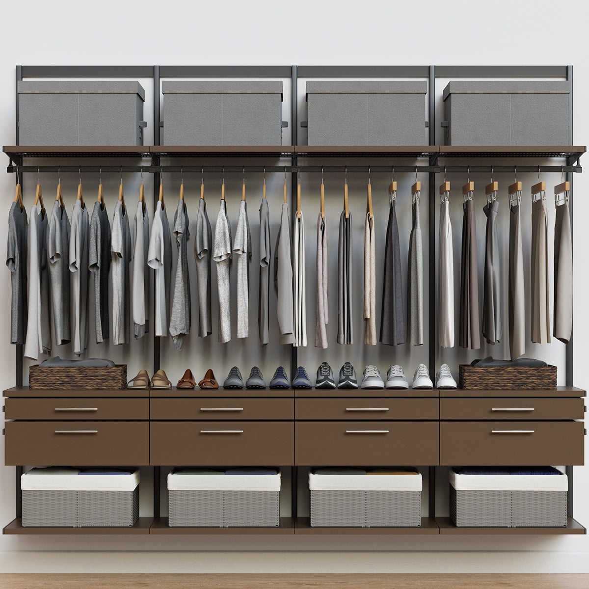 Decor Plus by Elfa 8' Closet | The Container Store