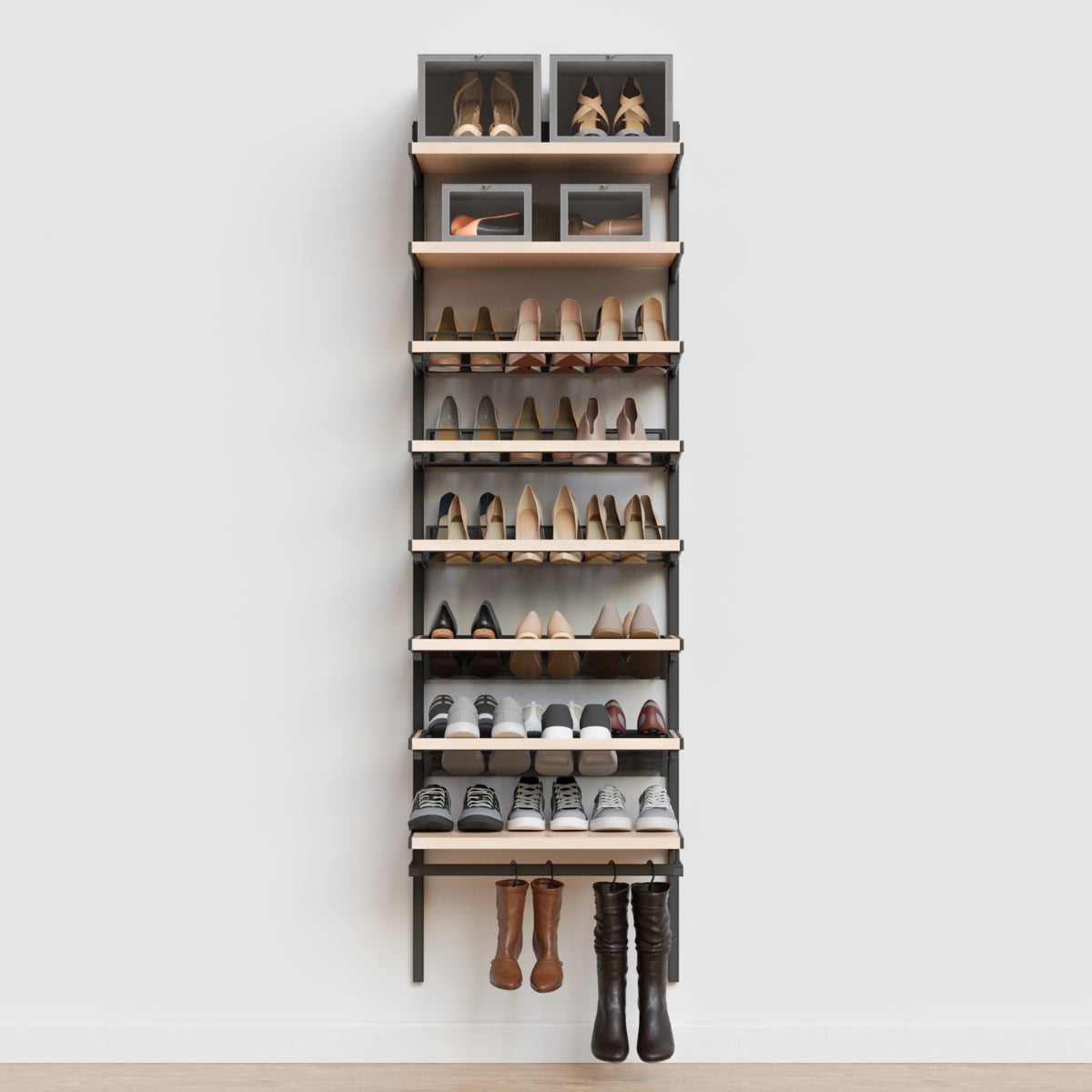 Decor Plus by Elfa 2' Shoe Closet | The Container Store