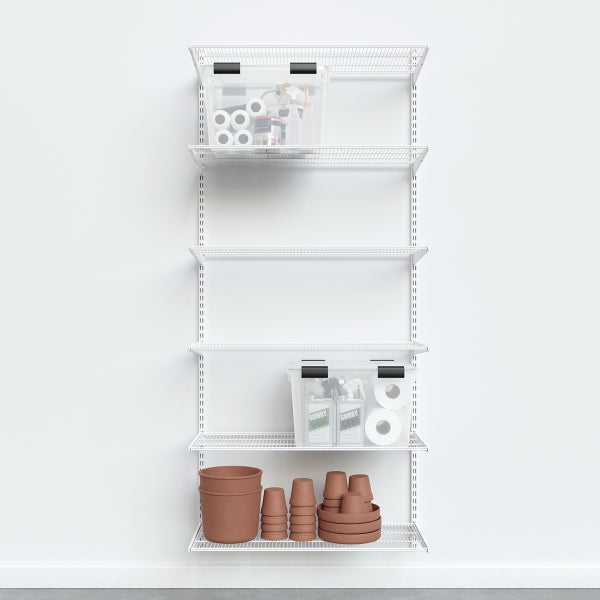 Elfa Classic 3' Basic Shelving Units for Anywhere | The Container Store