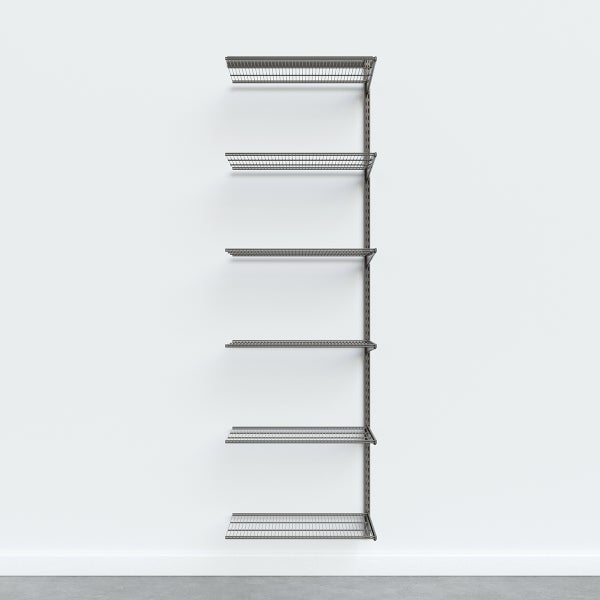 Elfa Classic 2' Basic Shelving Units for Anywhere Add-On | The ...