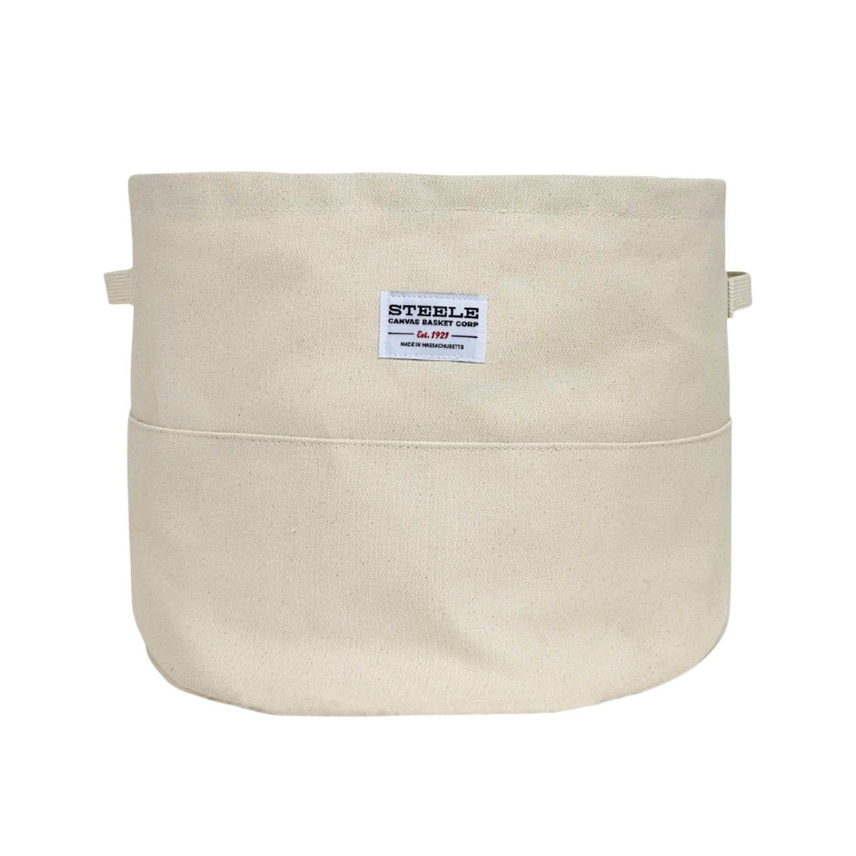 Steele Canvas Round Canvas Storage Bin | The Container Store