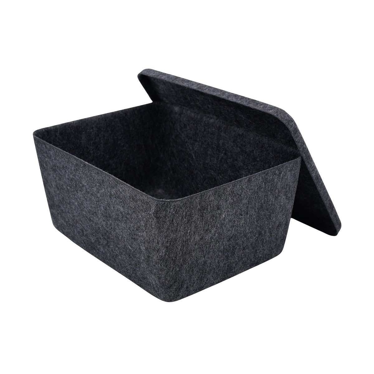 Welaxy Felt Storage Bin with Lid | The Container Store