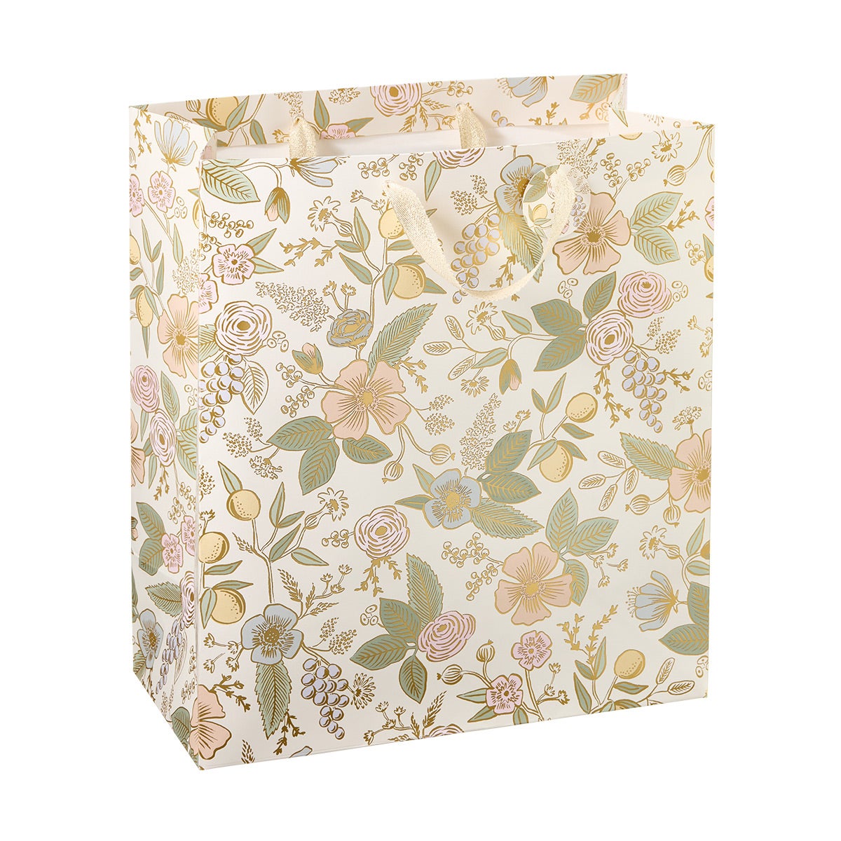 Rifle Paper Co. Colette Gold Foil Tote Bag | The Container Store