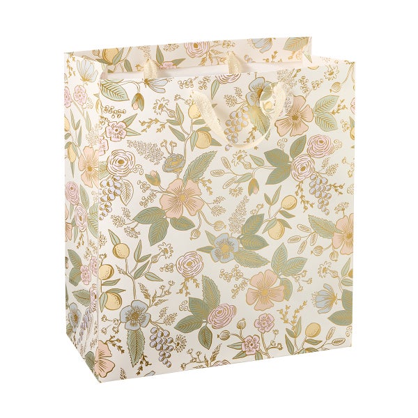 Rifle Paper Co. Colette Gold Foil Tote Bag | The Container Store