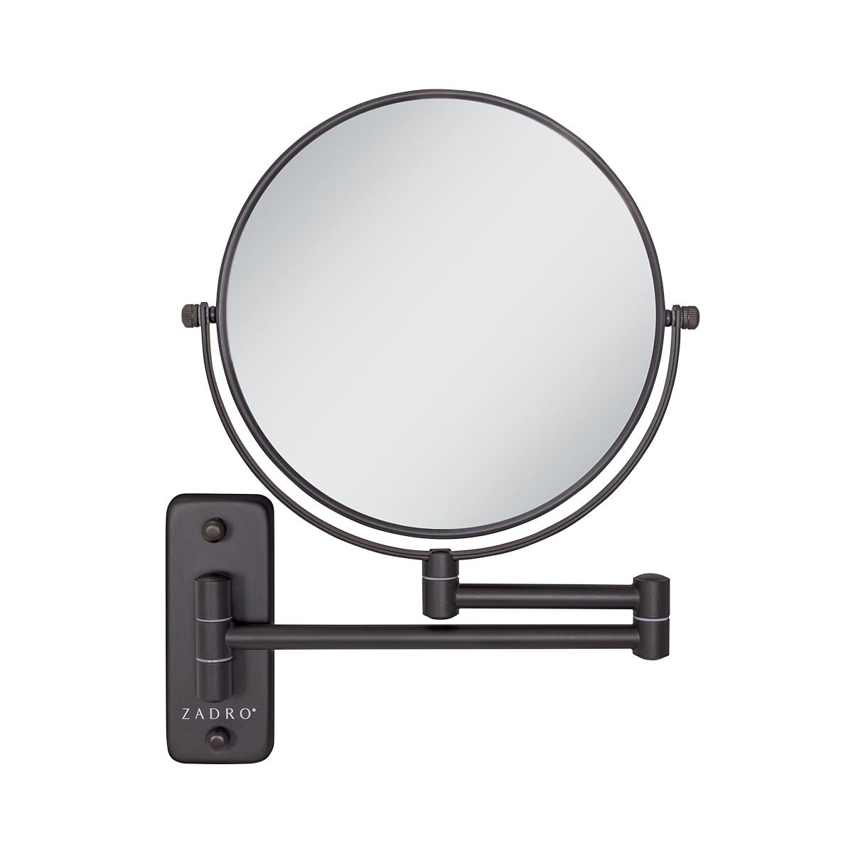Zadro Dual-Arm Wall Mounted Makeup Mirror | The Container Store