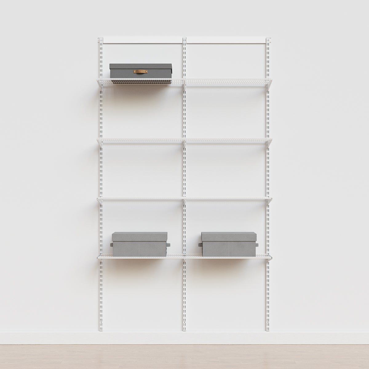 Elfa Classic 4' Pantry Kit | The Container Store