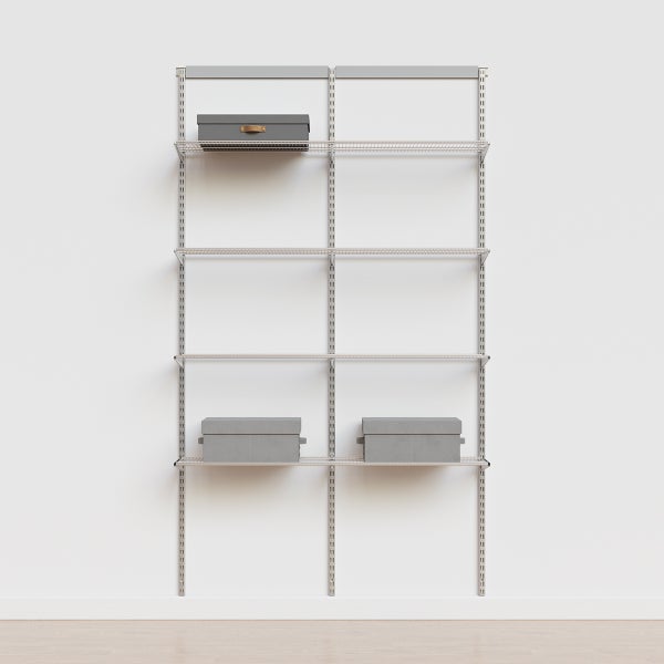 Elfa Classic 4' Pantry Kit | The Container Store