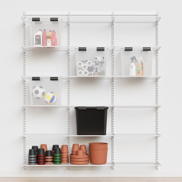 Elfa Classic 6' Basic Shelving Units for Anywhere | The Container Store