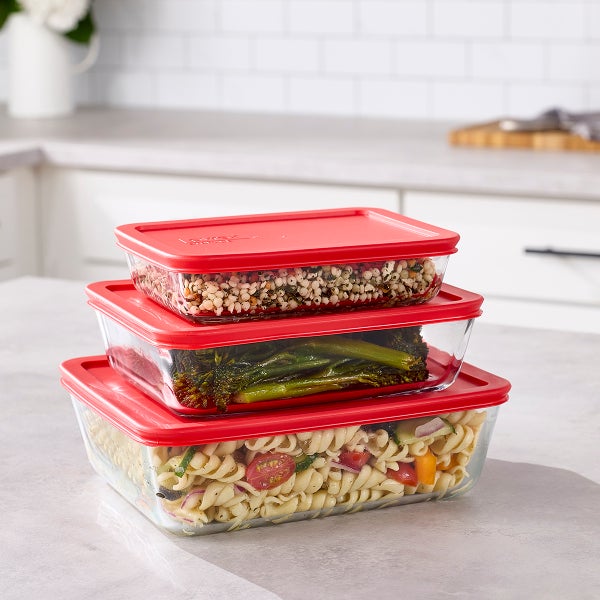 Pyrex Rectangle Storage Plus Glass Food Storage Container | The ...