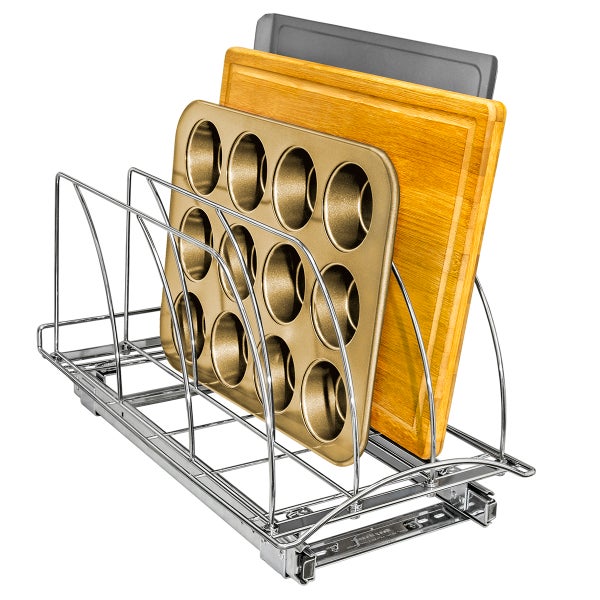 Lynk Professional Slide-Out Bakeware Organizer | The Container Store