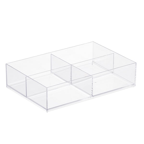 like-it Large Deep 4-Section Drawer Divider | The Container Store