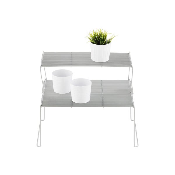Medium Flat Wire Stackable Shelves | The Container Store