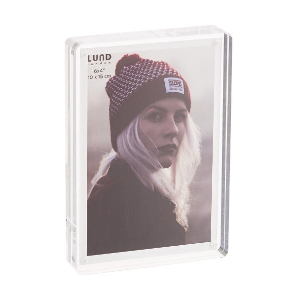 Lund London 4x6 Premium Acrylic Photo Frame | The Container Store