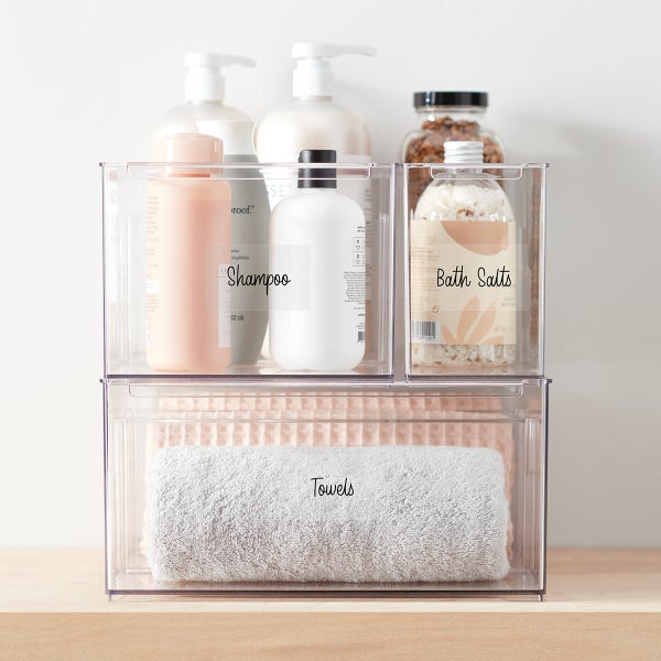 Everything Organizer Bathroom & Closet Labels | The Container Store