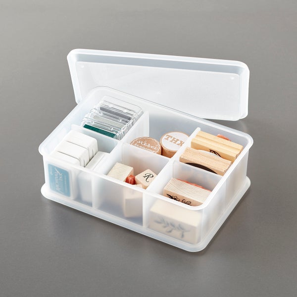 Shimo Shallow Lidded Storage Bins | The Container Store