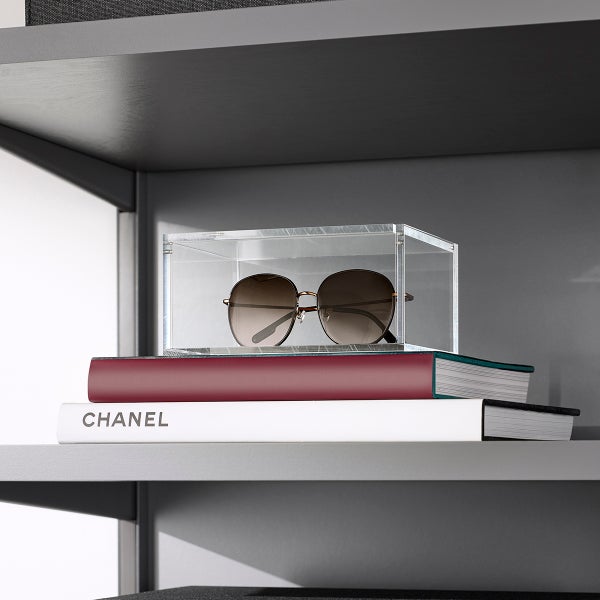 The Container Store Luxe Acrylic Hinged Box | The Container Store