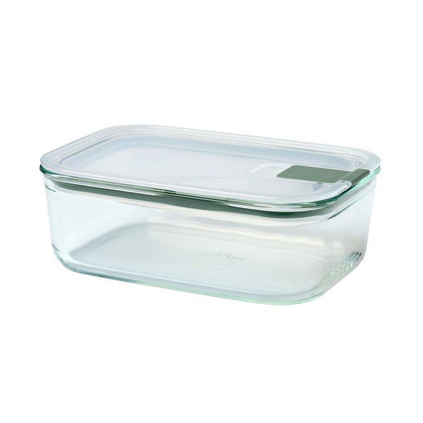 Mepal EASYCLIP Rectangular Glass Box | The Container Store