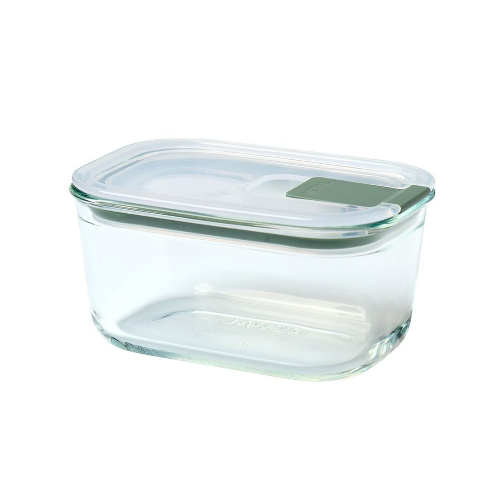 Mepal EASYCLIP Rectangular Glass Box | The Container Store